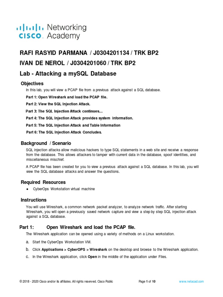 Rafi Rasyid Parmana / J0304201134 / TRK Bp2 Ivan de Nerol / J0304201060 / TRK Bp2 Lab ...