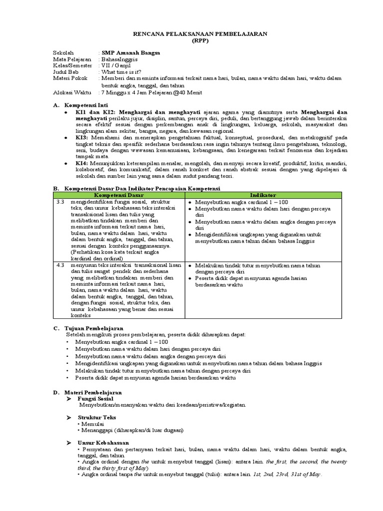 RPP 3 | PDF | Karier & Perkembangan | Kesehatan Holistik