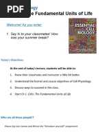 06 - IB Biology 2023 New Syllabus A2.2 Cell Structure PowerPoint ...