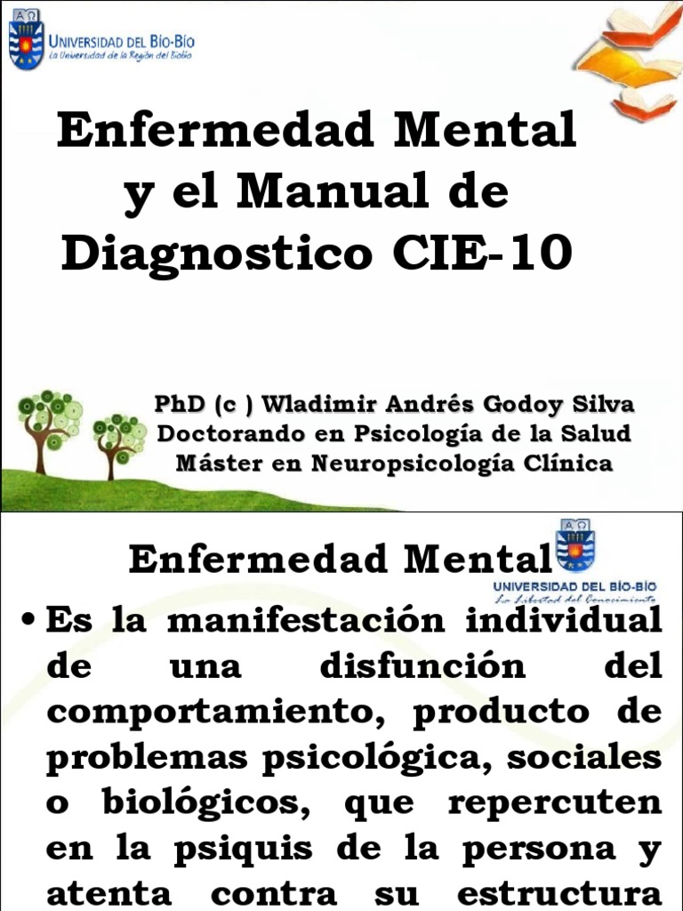 Enfermedad Mental y El Manual de Diagnostico CIE-10 | PDF | Psicología ...