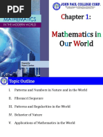 MATHEMATICS IN THE MODERN WORLD (By Winston Sirug) | PDF