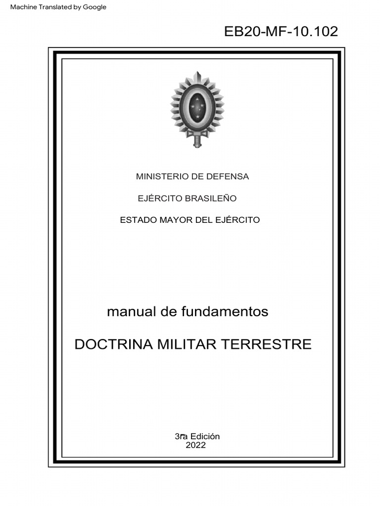 EB20-MF-10.102 DMT Traducido | PDF | Ley humanitaria internacional | Militar
