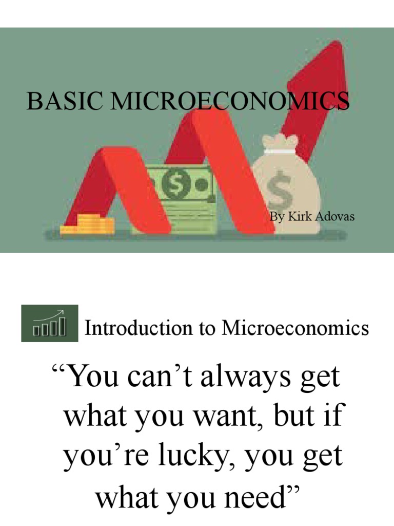 Basic Microeconomics Eco101 | PDF | Economics | Microeconomics