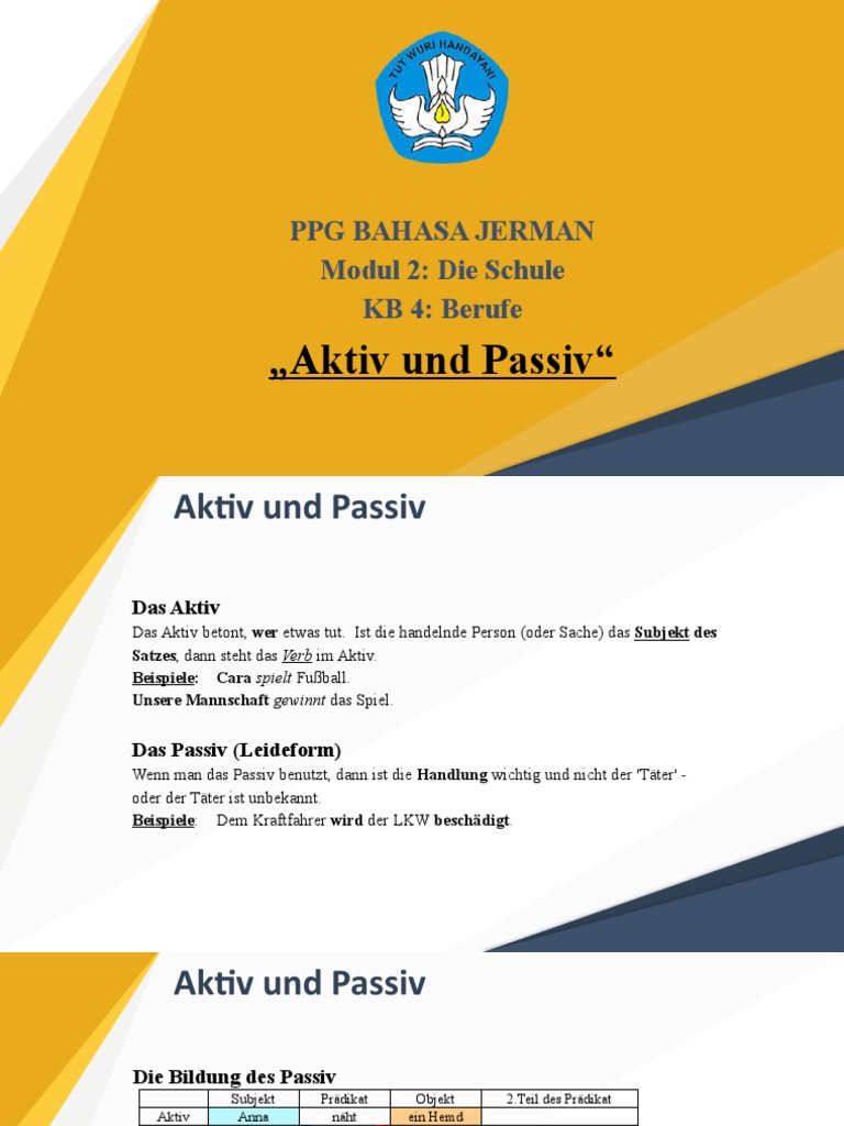 Modul2 KB4 Aktiv Passiv | PDF