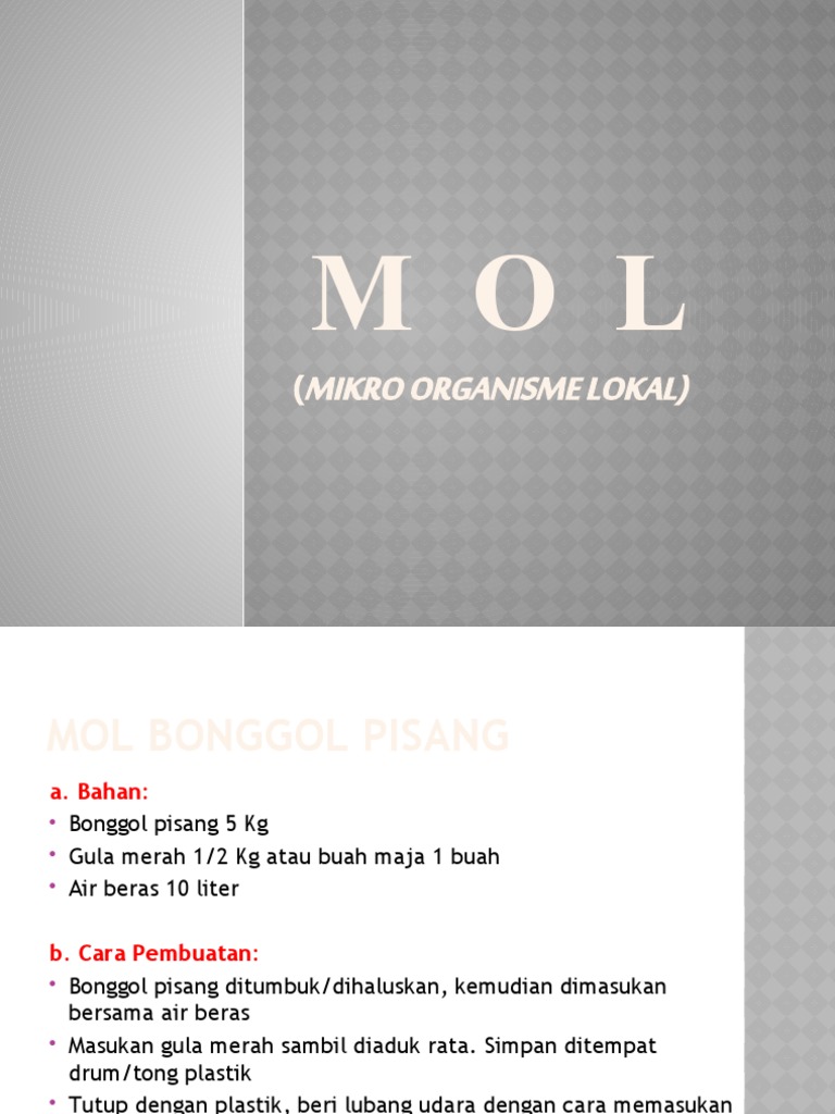 Mol Mikro Organisme Lokal | PDF