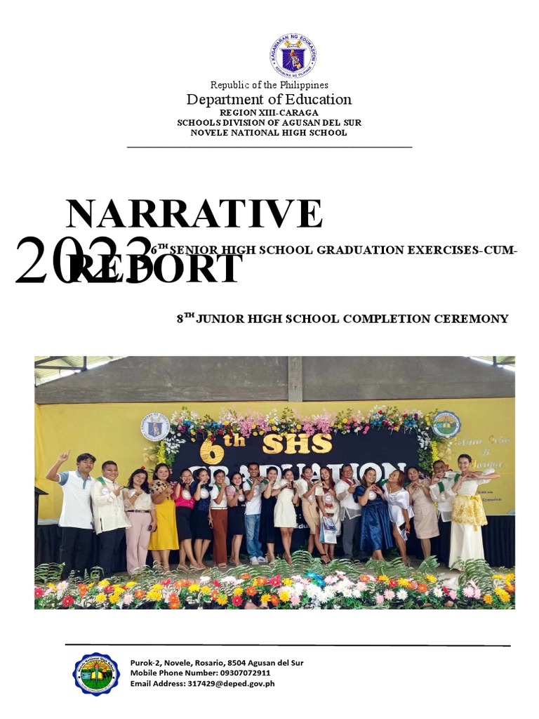Novele National High School Graduation Report | PDF