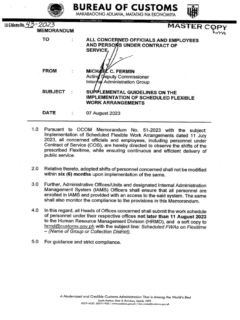 2023-43-Iag Memo | PDF