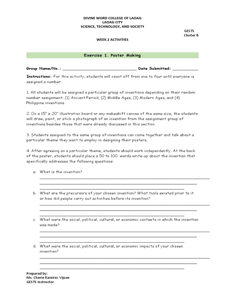 STS Week 2 | Download Free PDF | Invention | Creativity