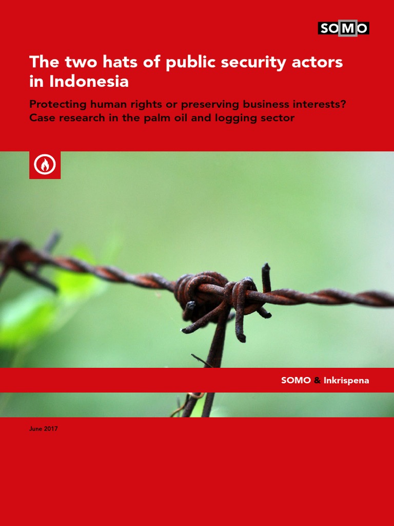SOMO Report the Two Hats of Public Security Actors Indonesia | PDF