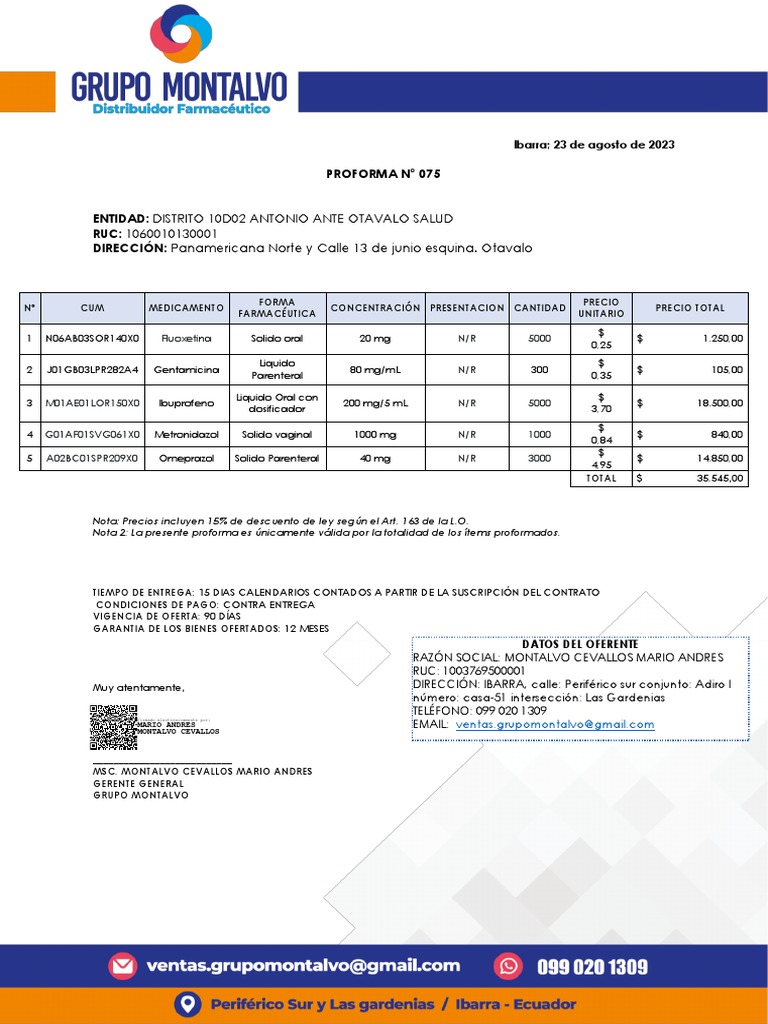 PROFORMA 075-Signed | PDF
