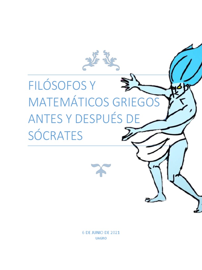 Filósofos y Matemáticos Griegos Antes y Después de Sócrates | PDF ...