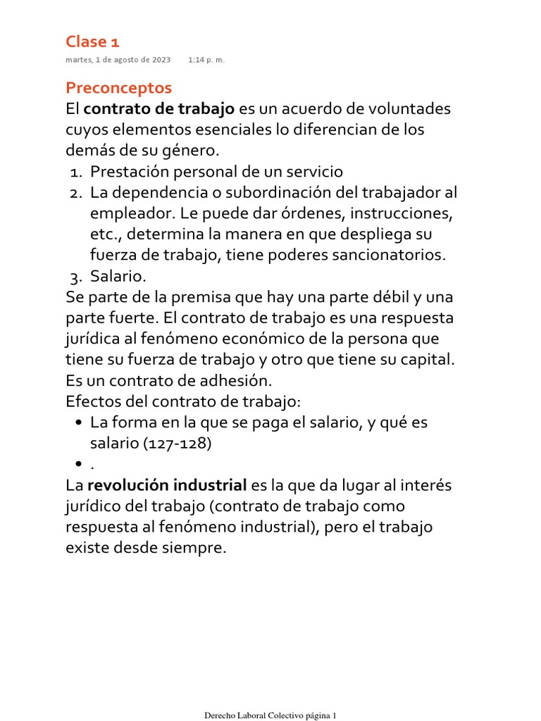 Derecho Laboral Colectivo | PDF | Sindicato | Derecho laboral