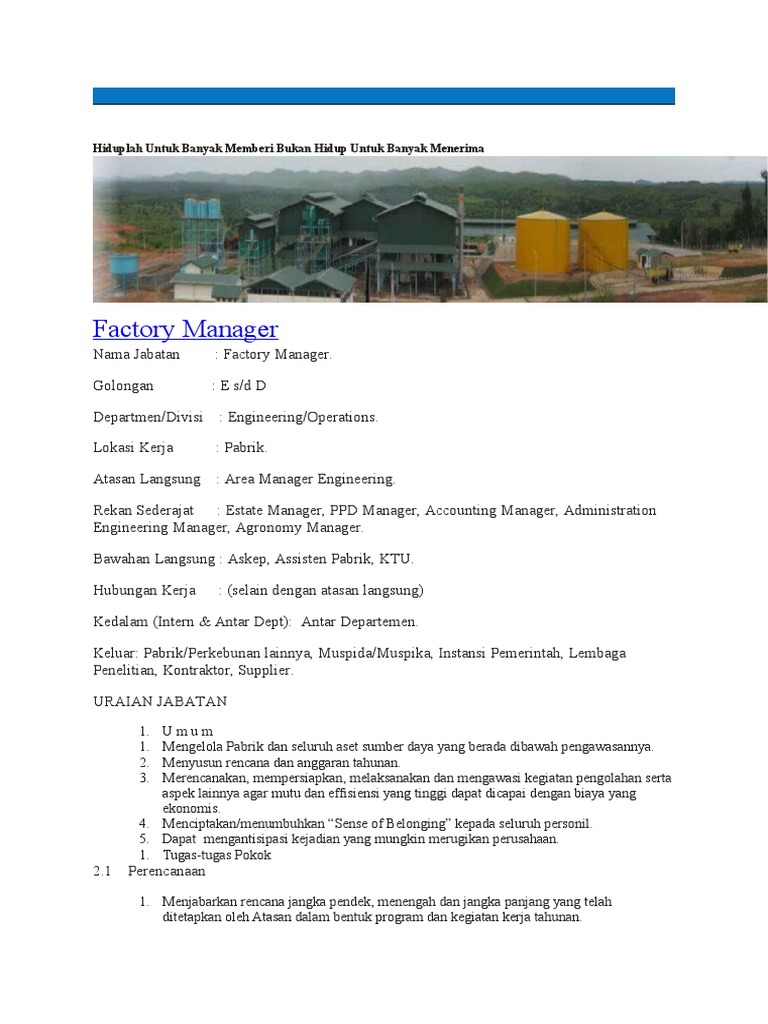 Jobdesk Mill Manager | PDF