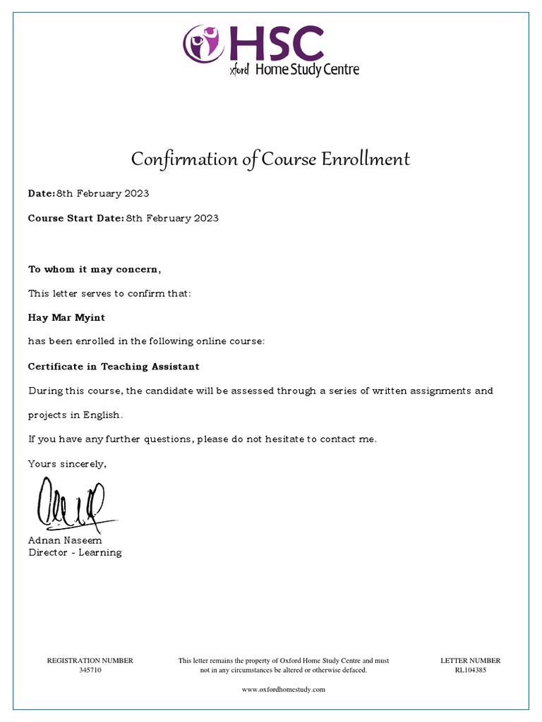 HSC Certificate | PDF | Career & Growth