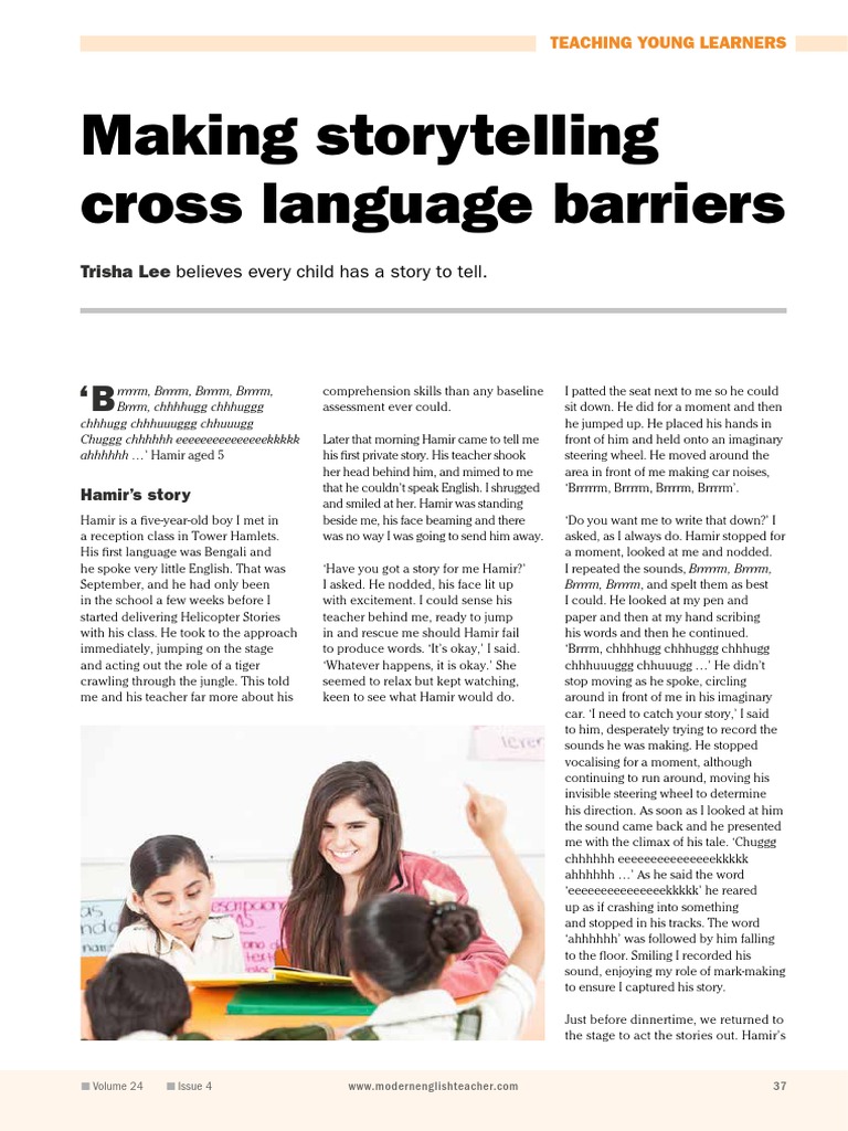 Teaching YLS - Storytelling As A Means To Learn | PDF