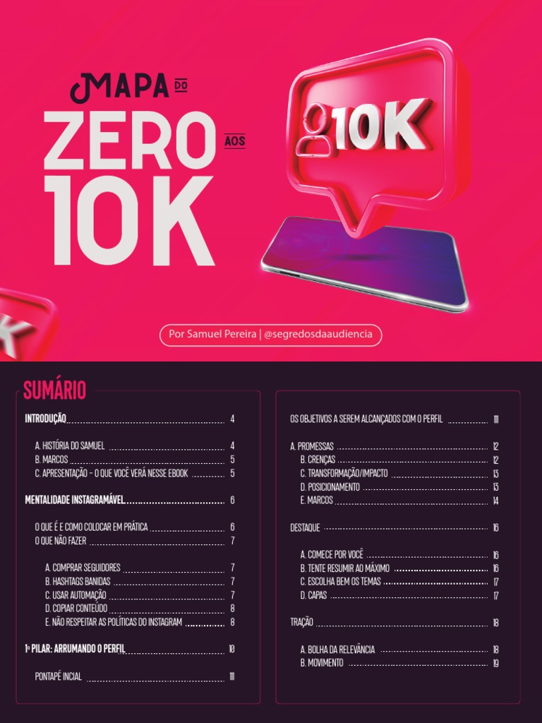 Mapa Do Zero Aos 10k | PDF