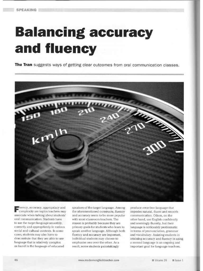Balancing Accuracy and Fluency | PDF