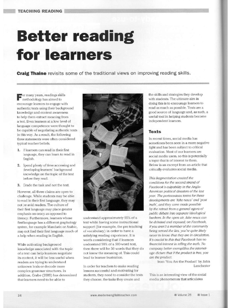 Revisiting Traditional Views On Improving Reading Skills | PDF Revisiting Traditional Views On Improving Reading Skills | PDF