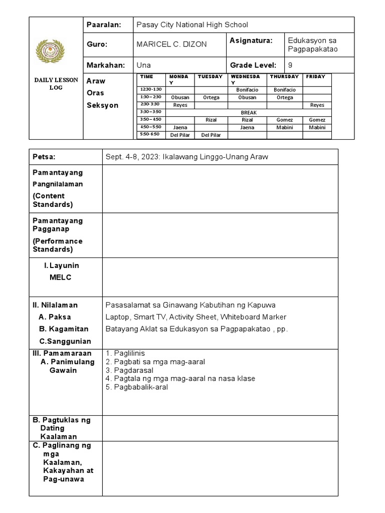 DLL ESP Portrait | PDF