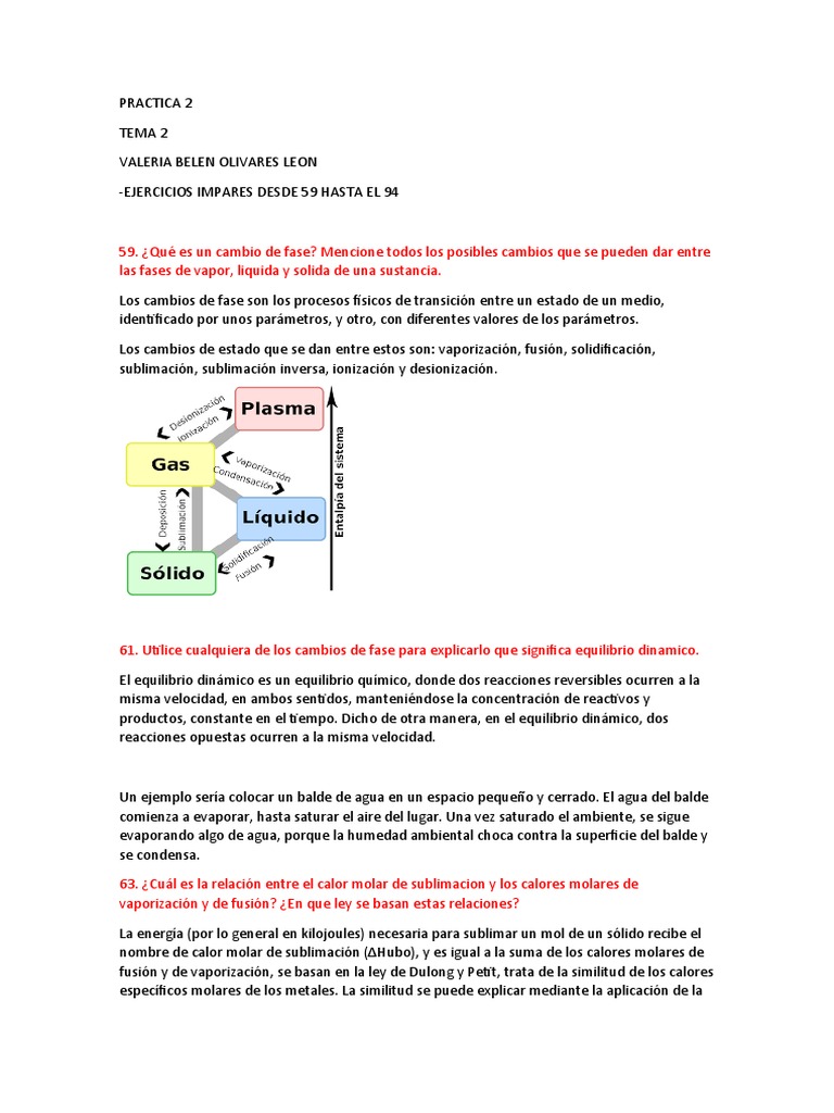 Practica 2 | Descargar gratis PDF | Líquidos | Fase (materia)