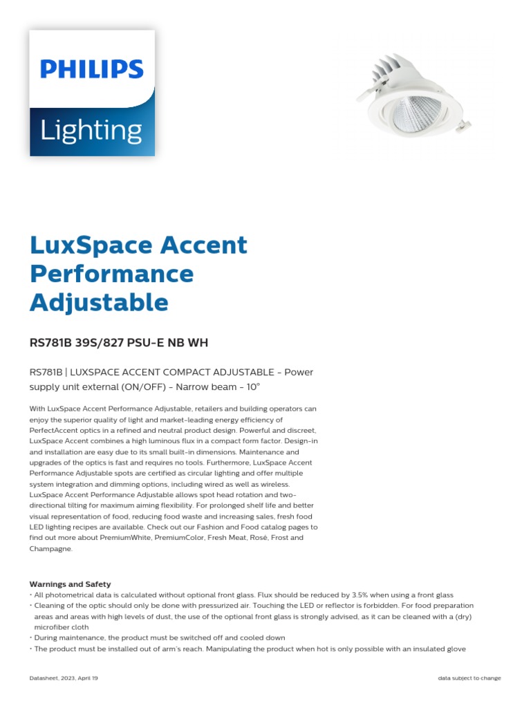 Product Leaflet Caption | PDF | Lighting | Electrical Engineering