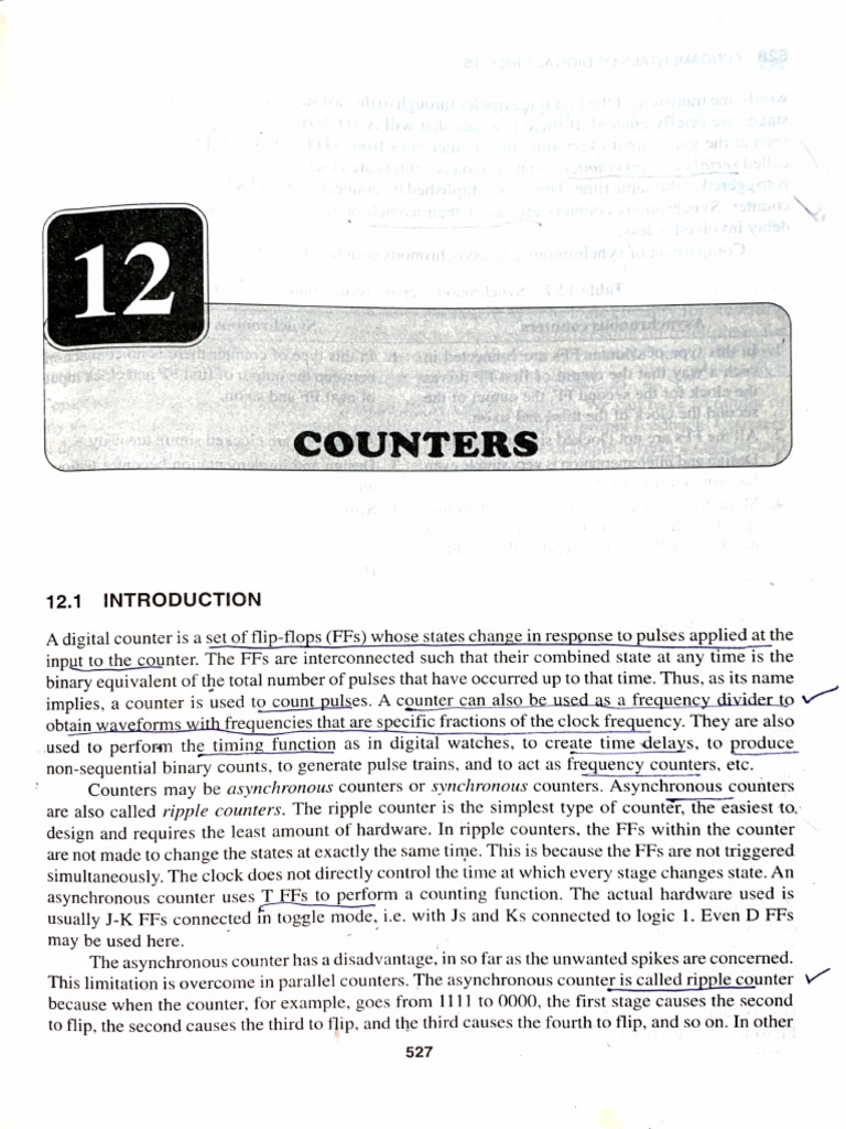 Asynchronous Counter Part 1 | PDF