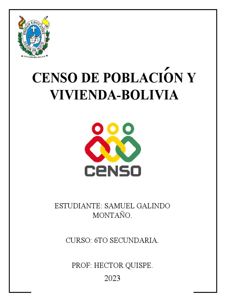 Qué Es El Censo | PDF | Producto Interno Bruto | Población