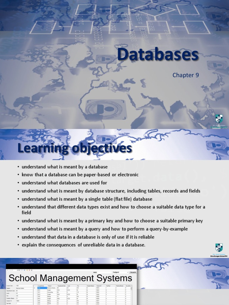 IGCSE Ch09 Databases Sec 4 | PDF | Sql | Databases