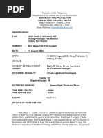 Fire Incident Investigation Report | PDF | Fires | Violence