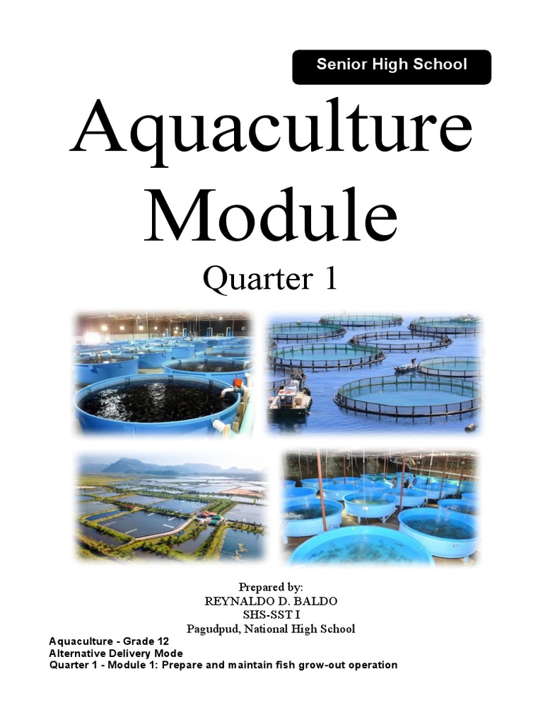 Aquaculture 12 Module 1&2 | PDF | Plankton | Learning