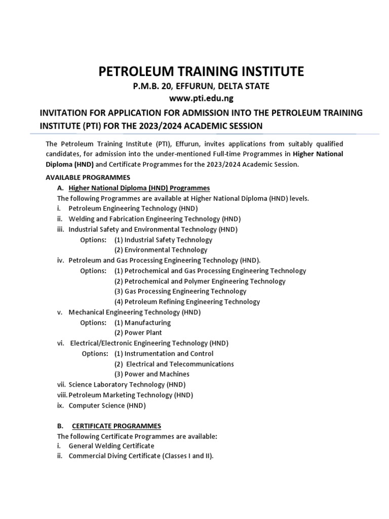 HND - Certificate Advert 2023 | PDF