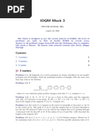 IOQM 2021 Question Paper With Solutions | PDF | Area | Triangle