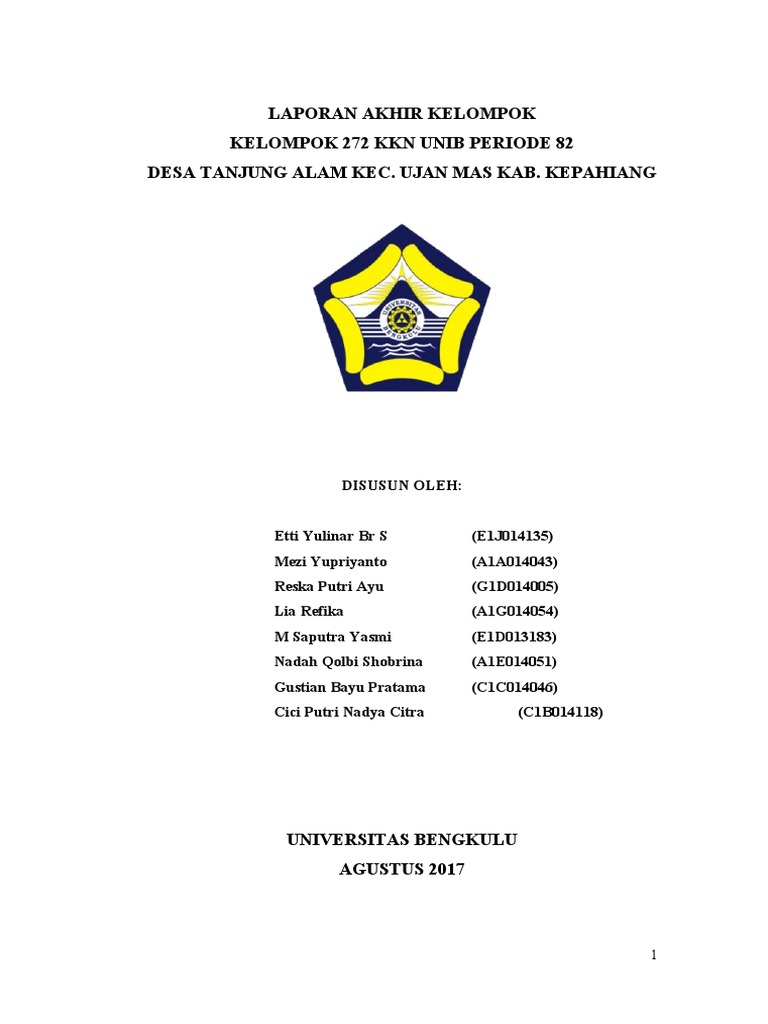 Laporan Akhir Kelompok 272 | PDF