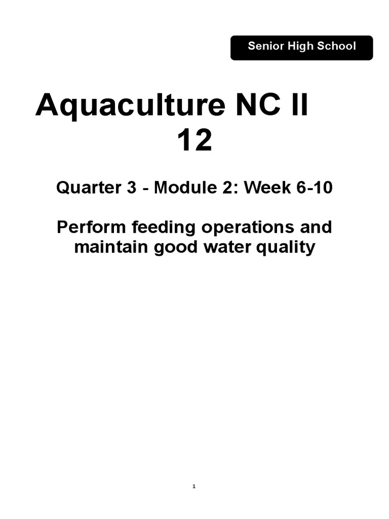 Aqua - Module Week.6-10 | PDF