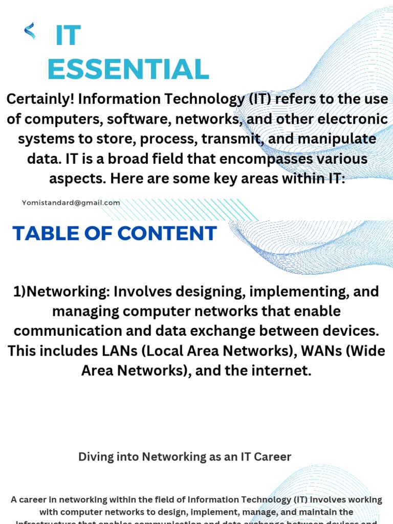 IT ESSENTIALS Presentation | PDF | Security | Computer Security