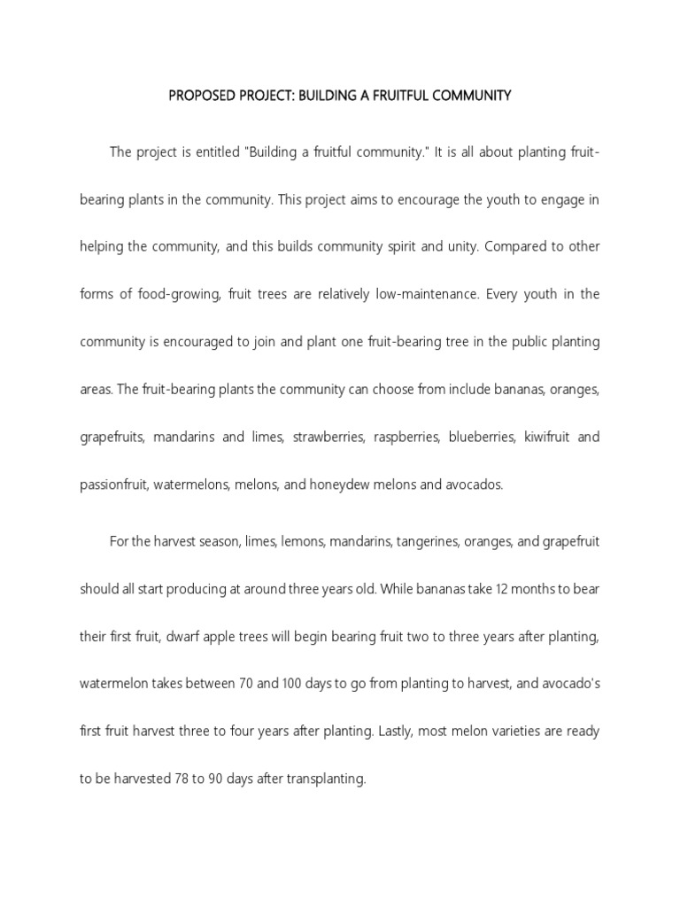 Project Proposal - Gardening | PDF