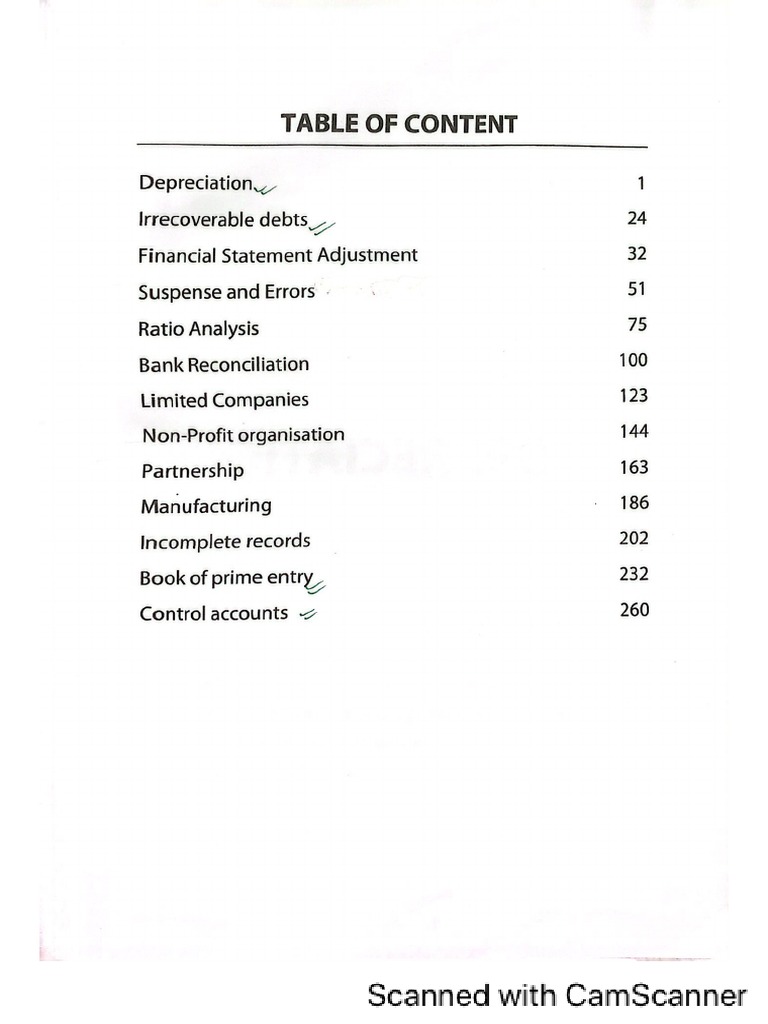 Accounting P2 Topical Questions | PDF
