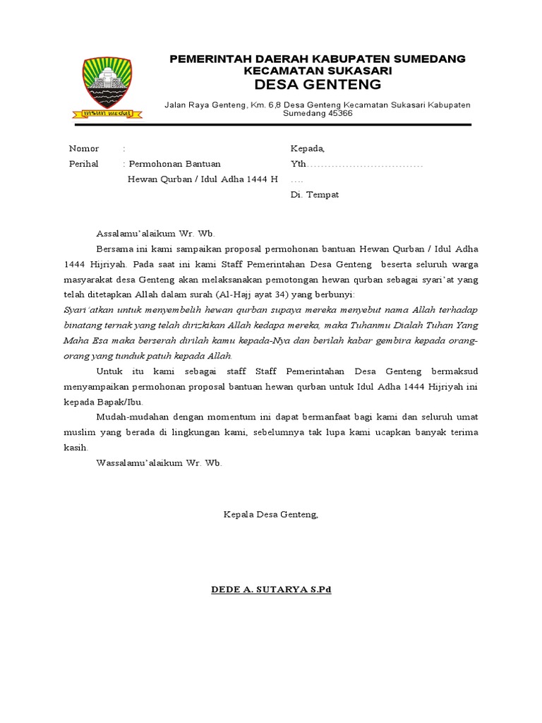 PROPOSAL DOMBA Rev | PDF | Agama & Spiritualitas