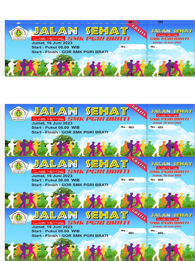 Kupon Jalan Sehat | PDF