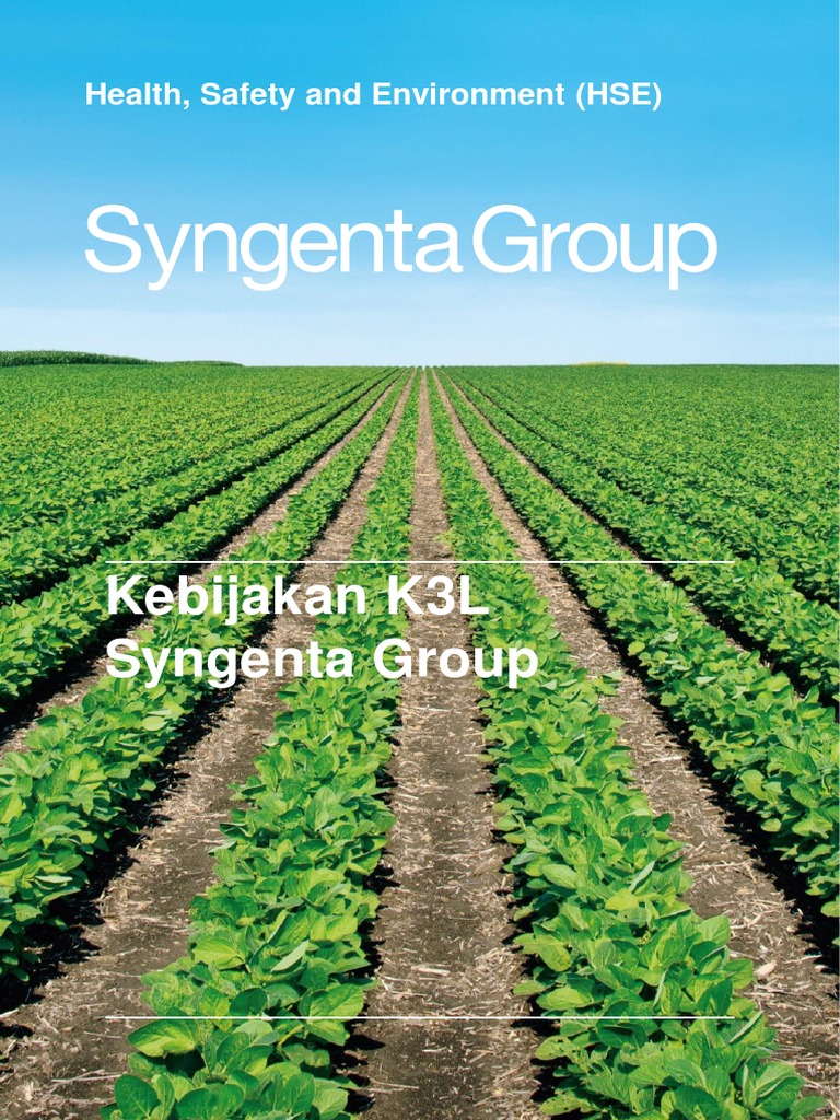 Syngenta Group Hse Policy Indonesian | PDF | Bisnis