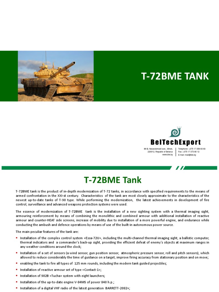 T72 BME Eng | PDF | Tanks | Thermography