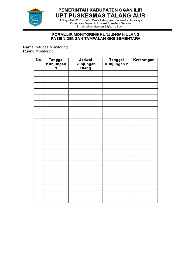 Form Monitoring Gigi | PDF