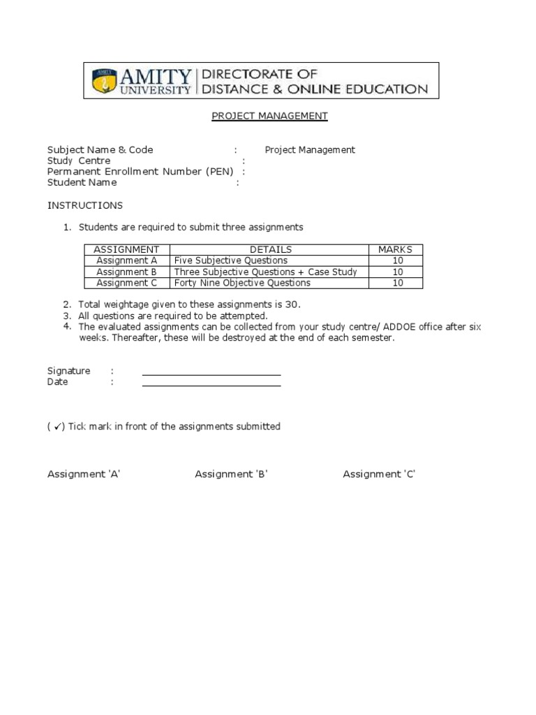 Project Management Assignment | PDF | Project Management | Business