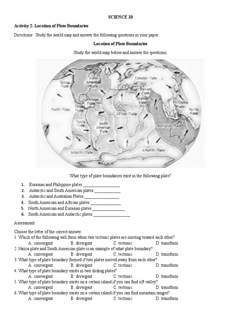 Science 10 Activity 2 | PDF