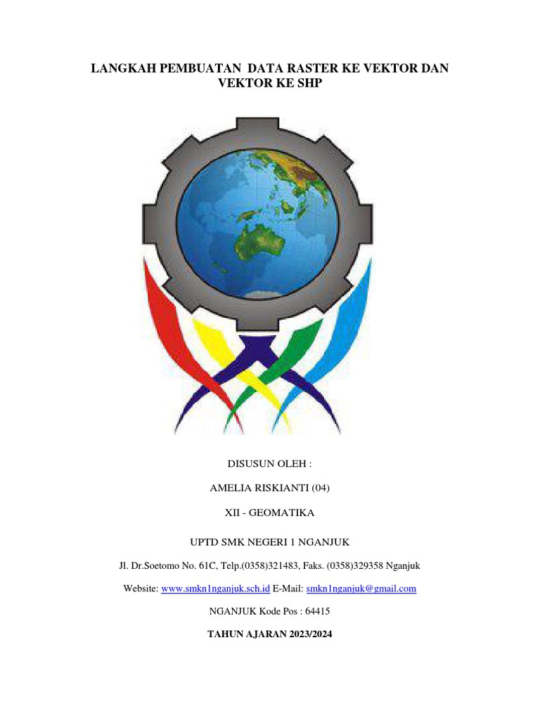 04 - Amelia Riskianti - Langkah Pembuatan Data Raster Ke Vektor Dan ...