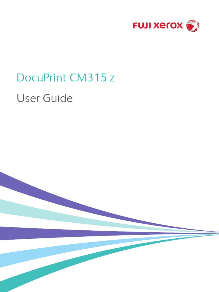 CM315z UserGuide en | PDF | Image Scanner | Printer (Computing)