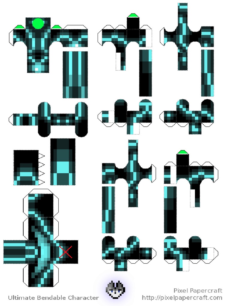 Minecraft Bendable Character | PDF