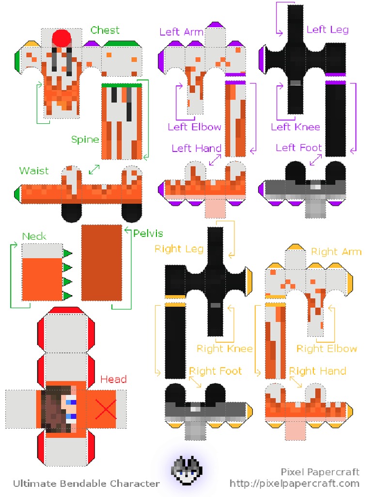 Minecraft Bendable Character | PDF