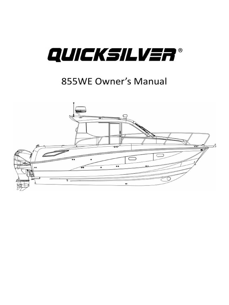 Quicksilver 855 WEEKEND Owner's Manual | PDF | Implied Warranty | Safety