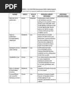Stacking of Material Storage | PDF | Risk | Risk Assessment